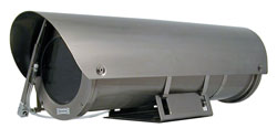 Large camera housings with wiper, wide range of large camera housings